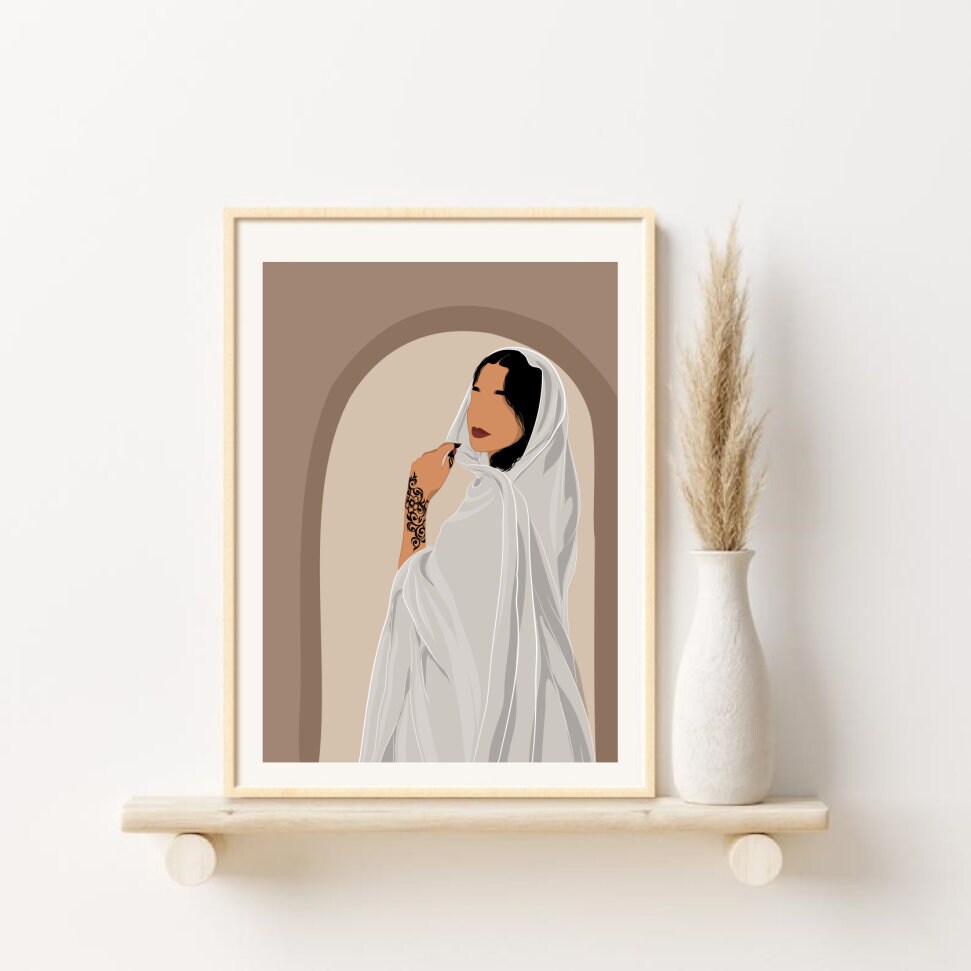 Sudanese Minimal Art, Sudan Art Poster, Kandaka, Nubian Queen, Gift for ...