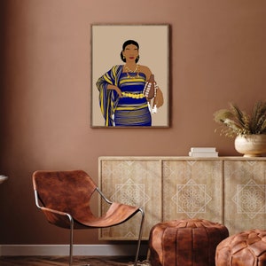 Somali Woman Wall Art | Digital Download | Somali Dirac Print | African ...