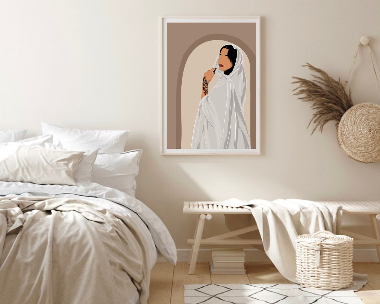Sudanese Minimal Art, Sudan Art Poster, Kandaka, Nubian Queen, Gift for ...