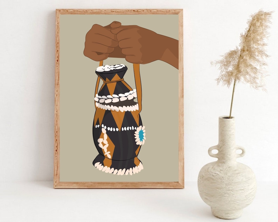 Somali Art Poster African Art Somali Woman Digital Print - Etsy