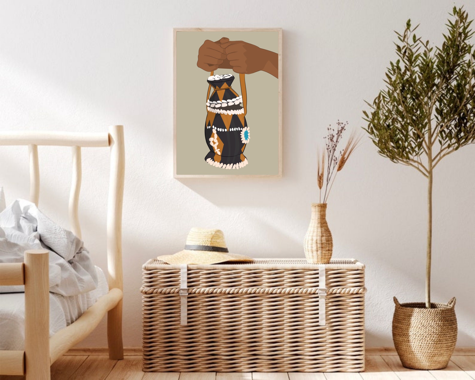 Somali Art Poster African Art Somali Woman Digital Print - Etsy