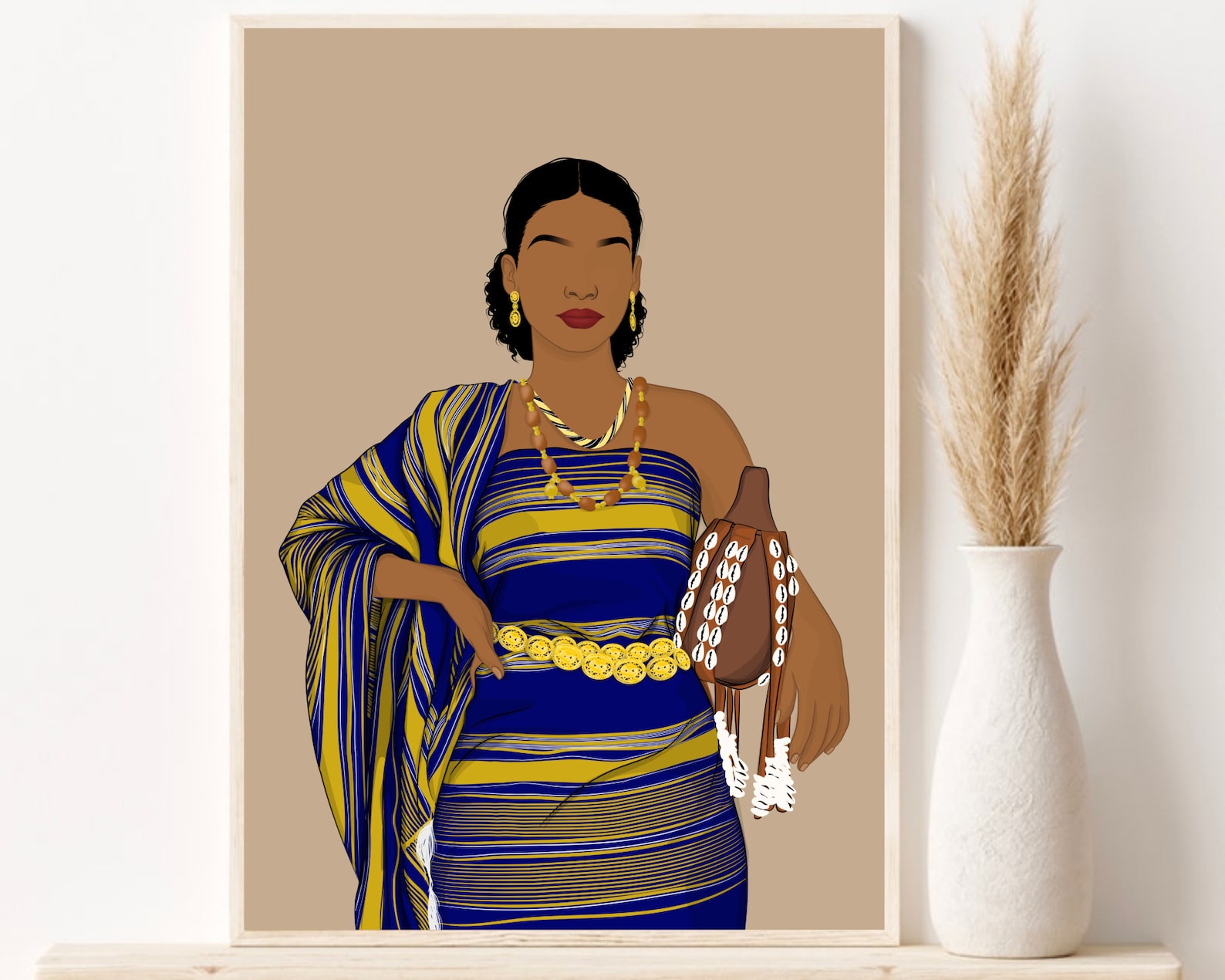 Somali Woman Wall Art | Digital Download | Somali Dirac Print | African ...