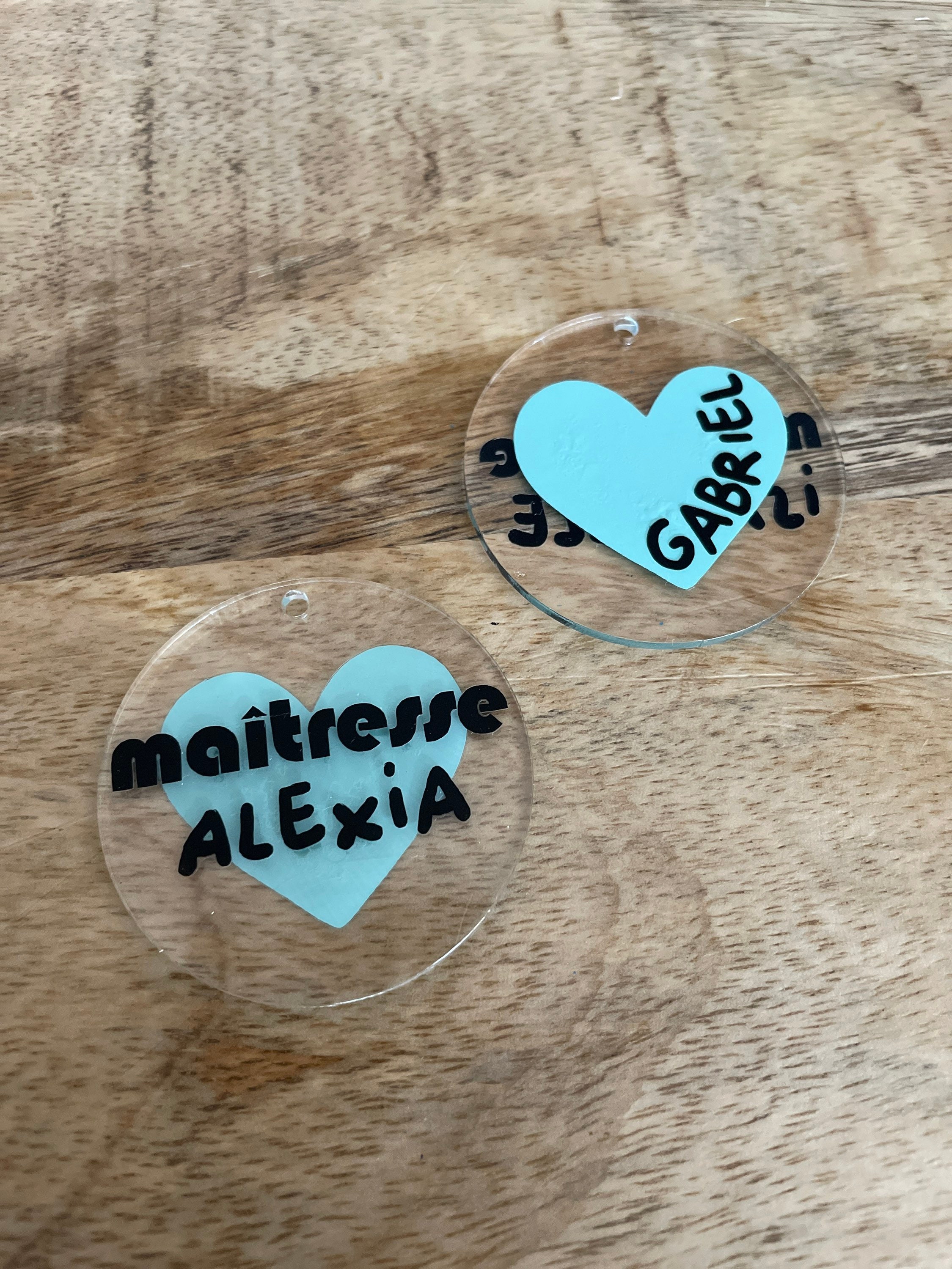 Transparent Keychains for End of the Year Gift - Etsy