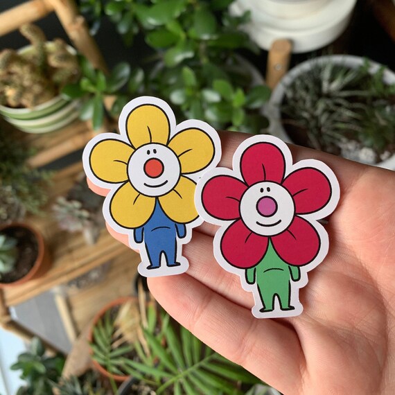 Paper Glossy Flower Children Stickers Paper & Party Supplies Stickers ...