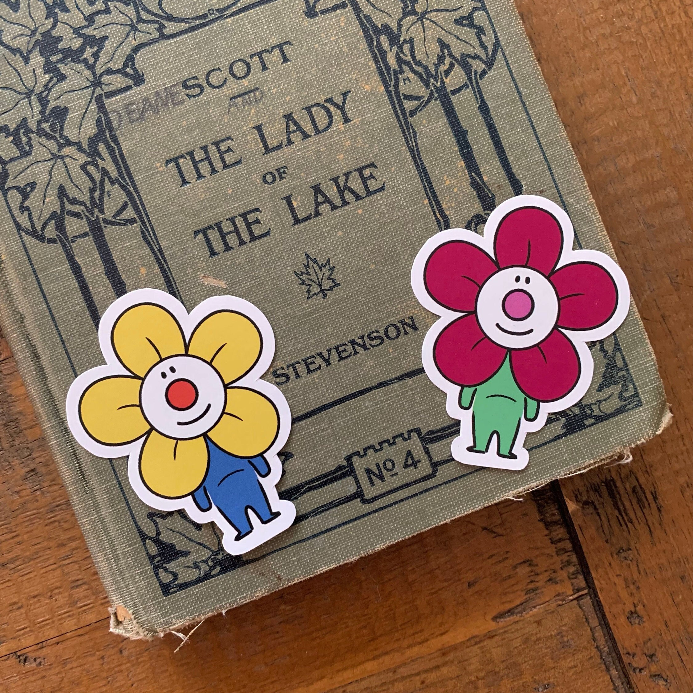 Paper Glossy Flower Children Stickers Paper & Party Supplies Stickers ...