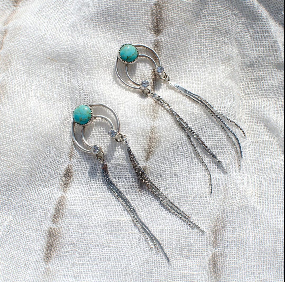 Mini Sparkle Squash Blossom Earrings - Etsy