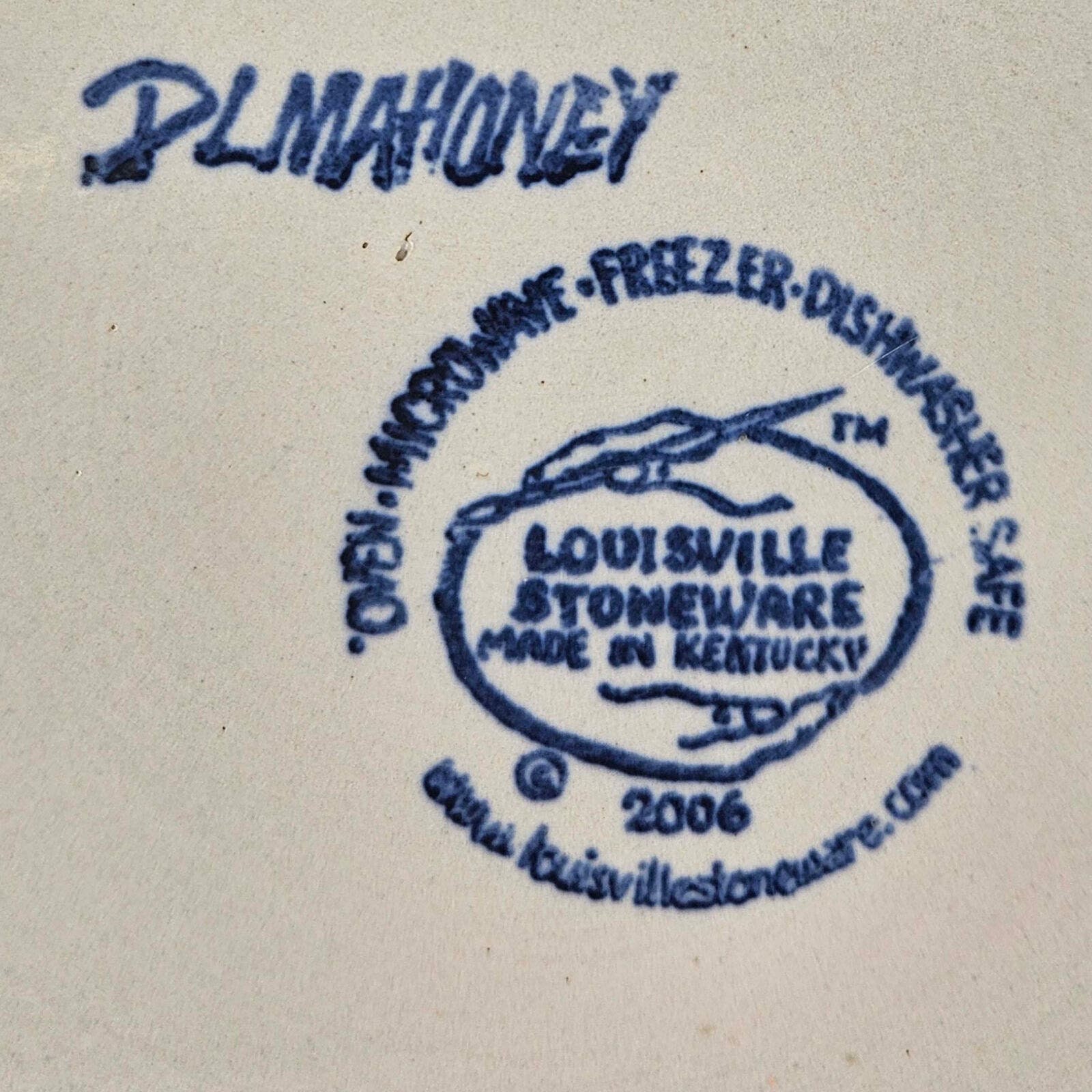 Rare LOUISVILLE Stoneware Pottery Serving Platter DL MAHONEY Kentucky ...