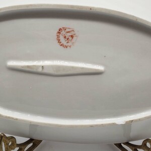 Vintage Antique PK Unity Germany Lusterware Porcelain Serving Plate - Etsy