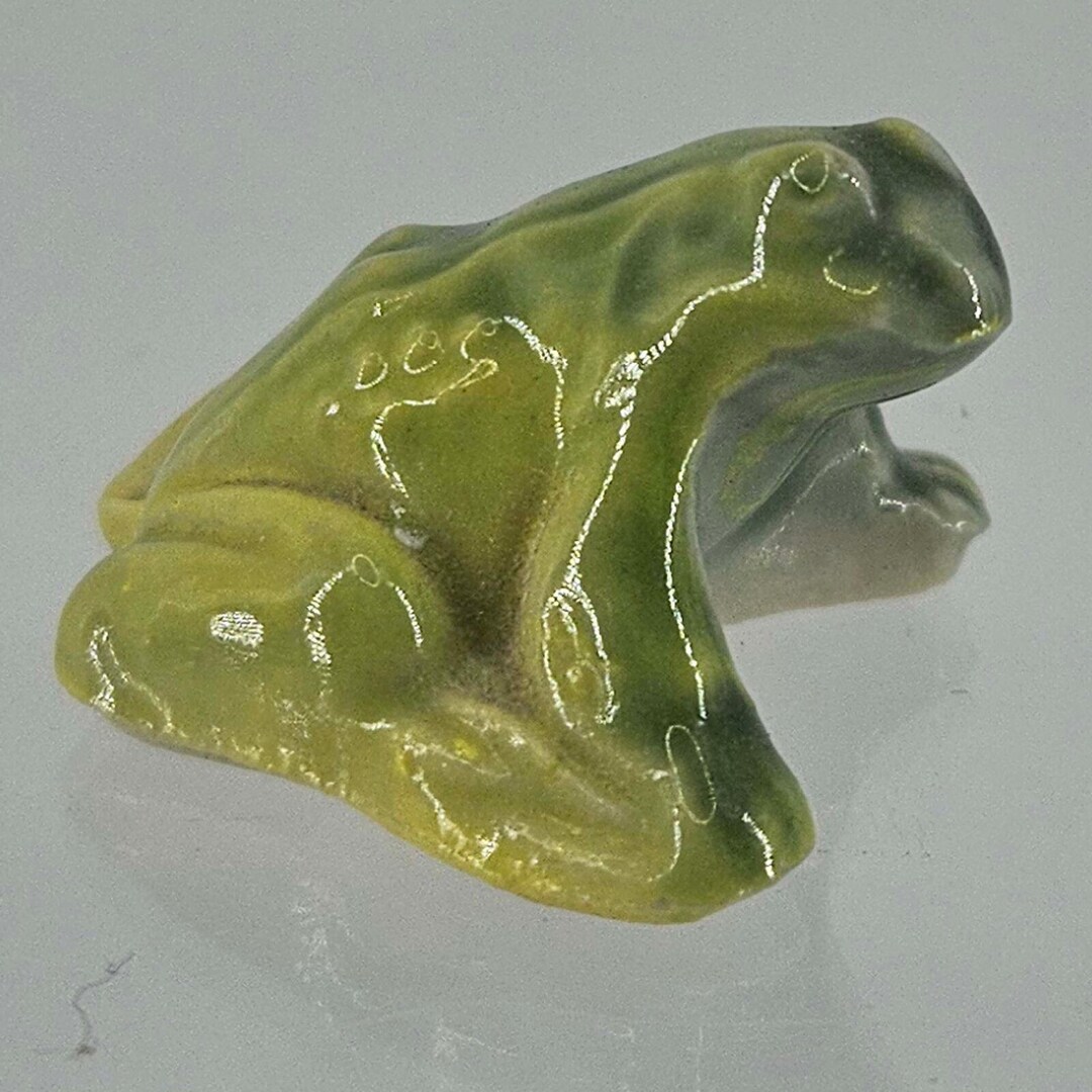 Vintage Wade Whimsies Tea Green Frog Porcelain Miniature Figurine - Etsy
