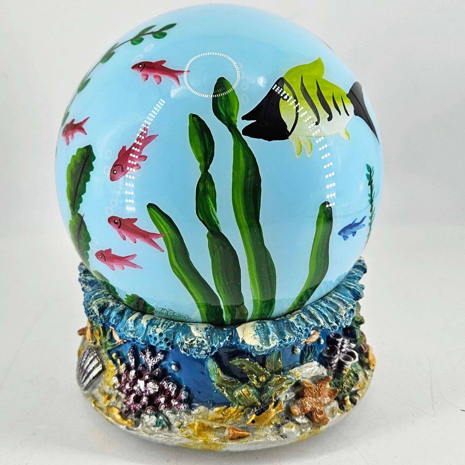 Tropical Aquarium Coral Reef Fish Hand Painted Night Light - Etsy