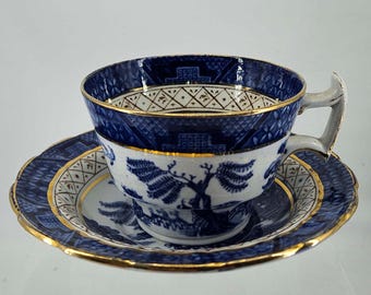 Vintage Booths (england) "real Old Willow" Pattern A8025 - Two Teacups ...