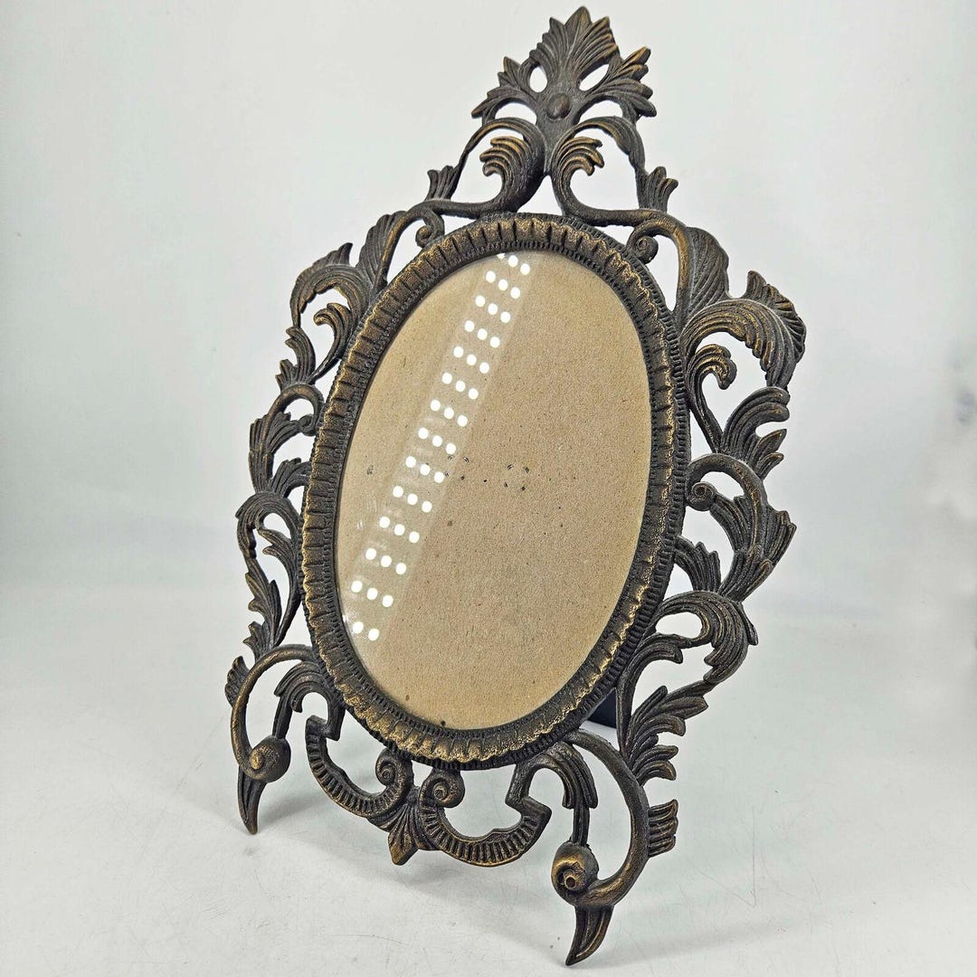 Vintage Style Ornate Victorian Style Metal Hollywood Regency Picture ...