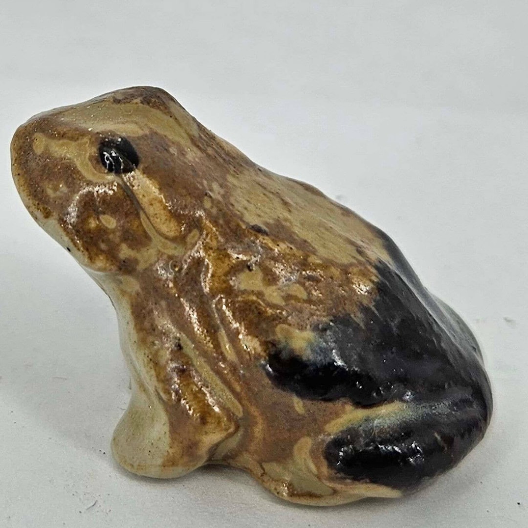 Vintage Miniature Toad Pottery Hand Made and Painted 0.75" - Etsy