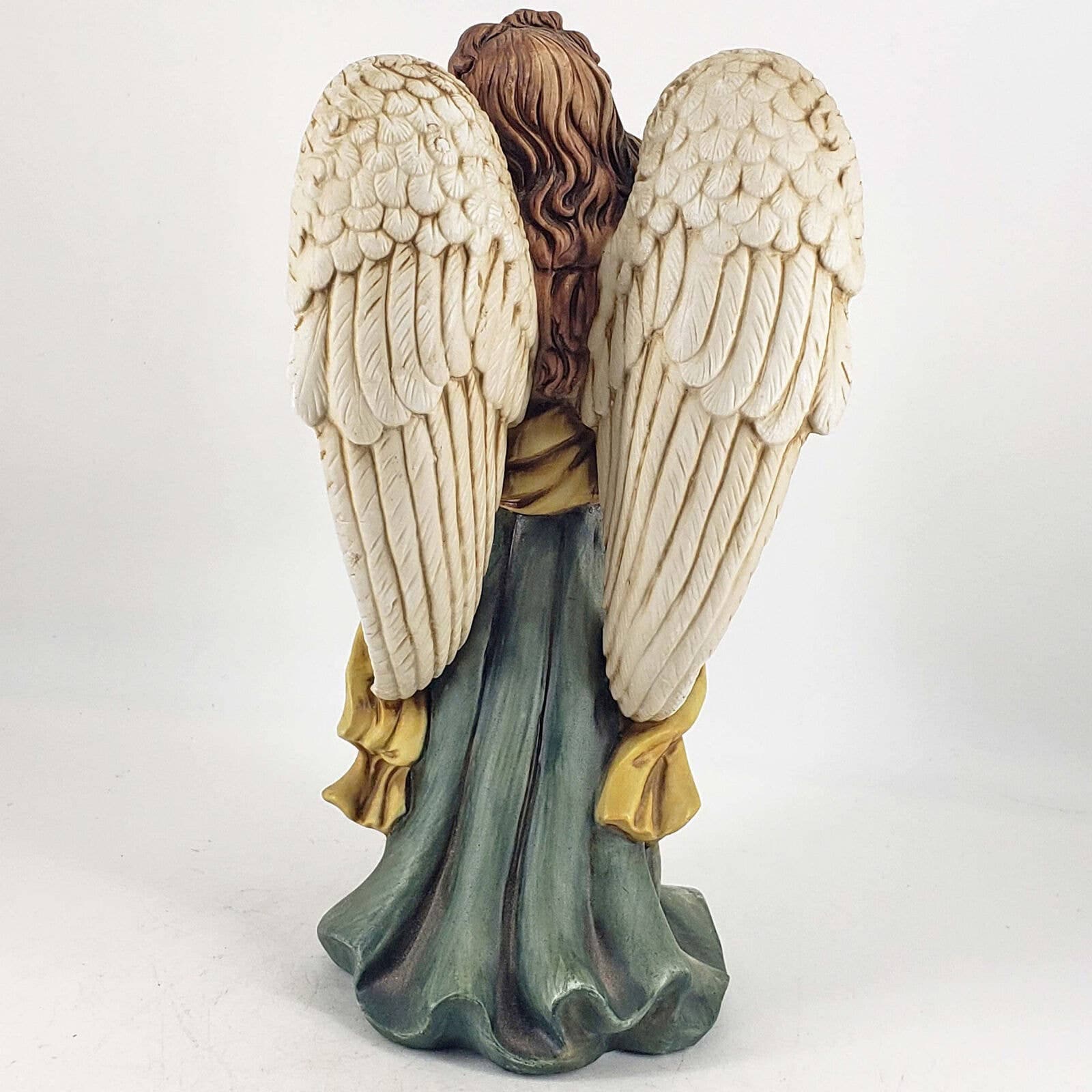 Large Hand Painted Romantic Angel Resin Figurine 11 - Etsy
