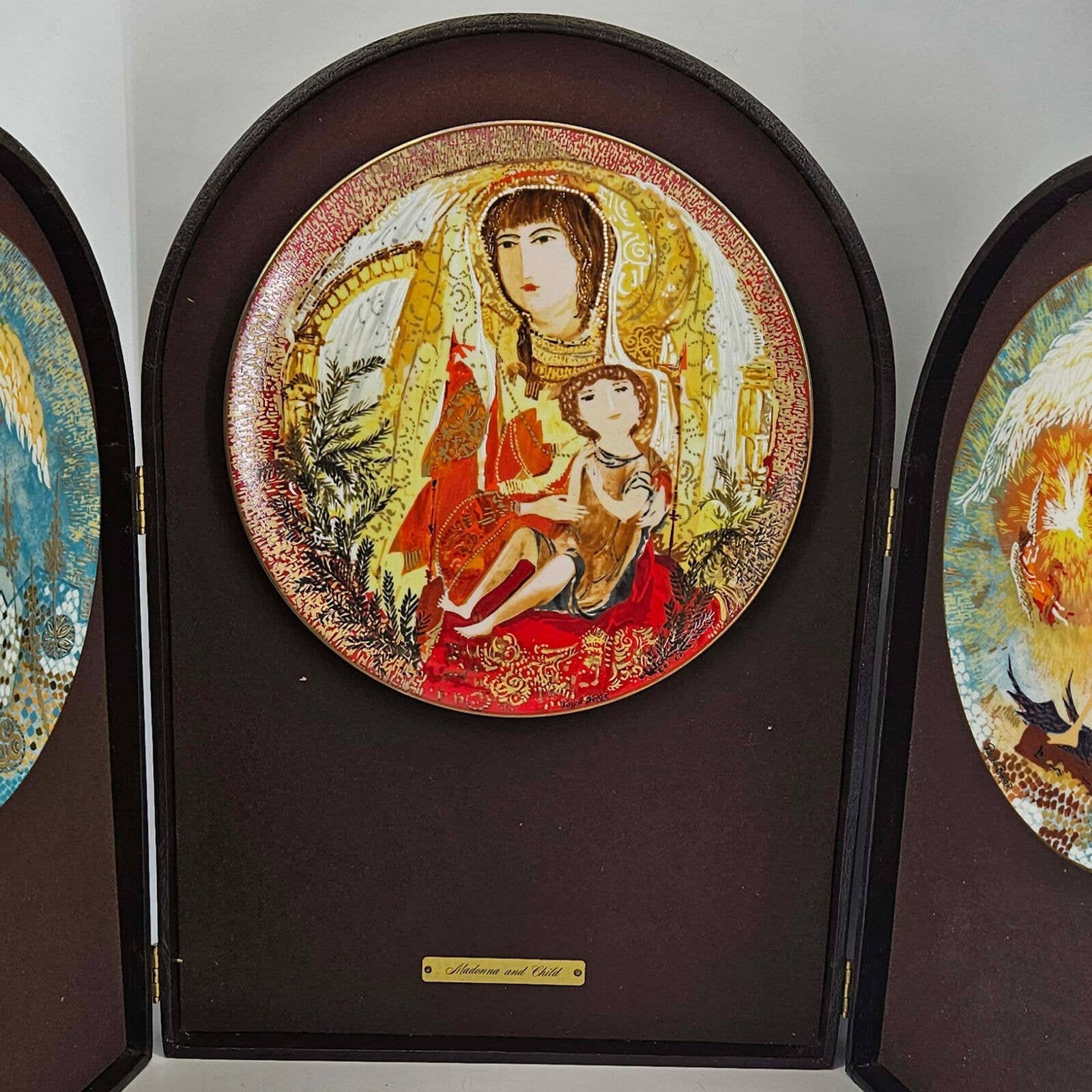 Anna Perenna THE BYZANTINE TRIPTYCH Collector Plate Display - Etsy