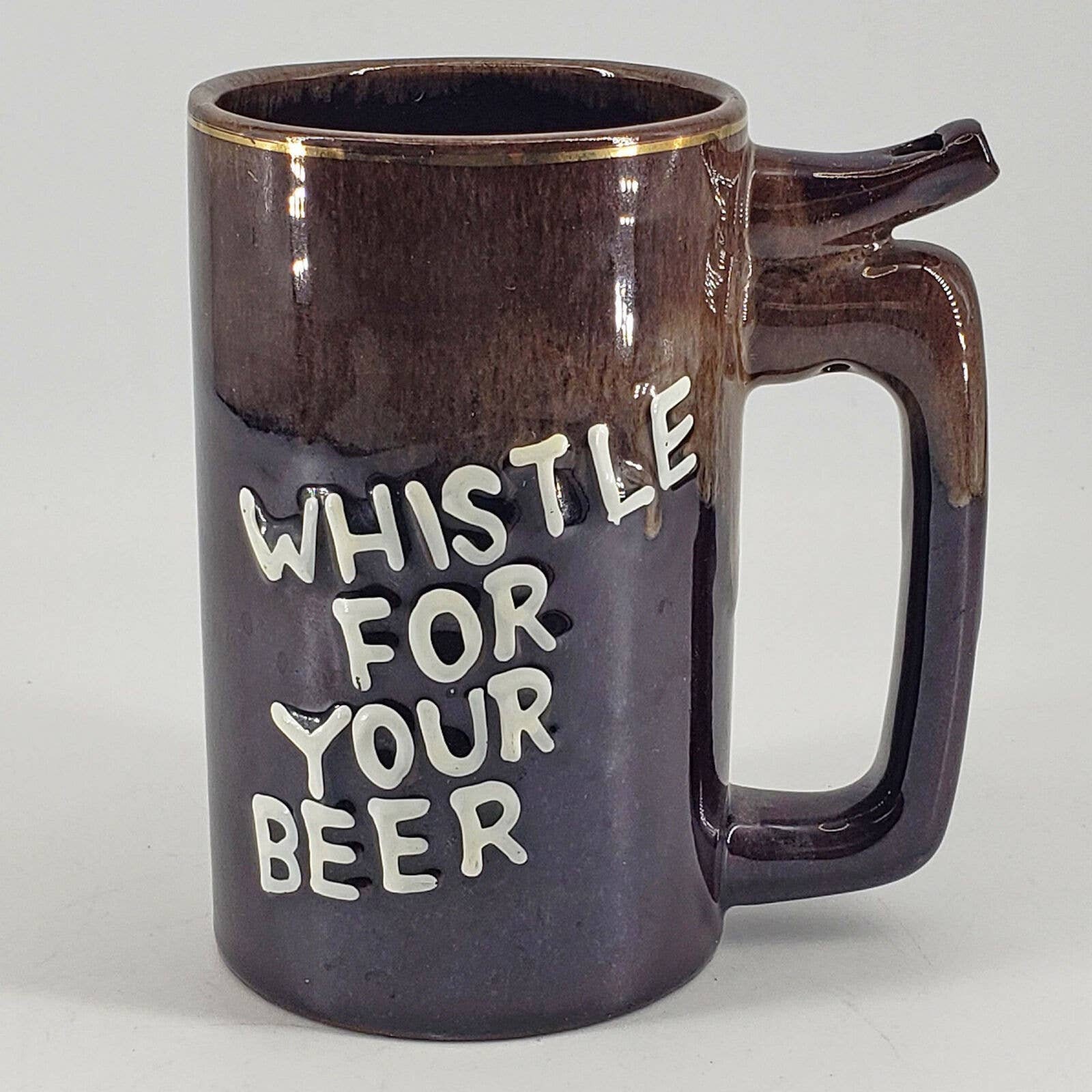Vintage Wet Your Whistle for Your Beer Mug Ceramic Tankard Built in ...
