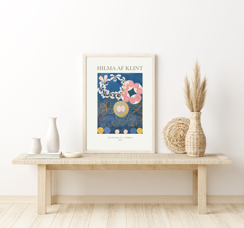 Hilma Af Klint the Ten Largest No.1 1907 DIGITAL DOWNLOAD, Abstract ...