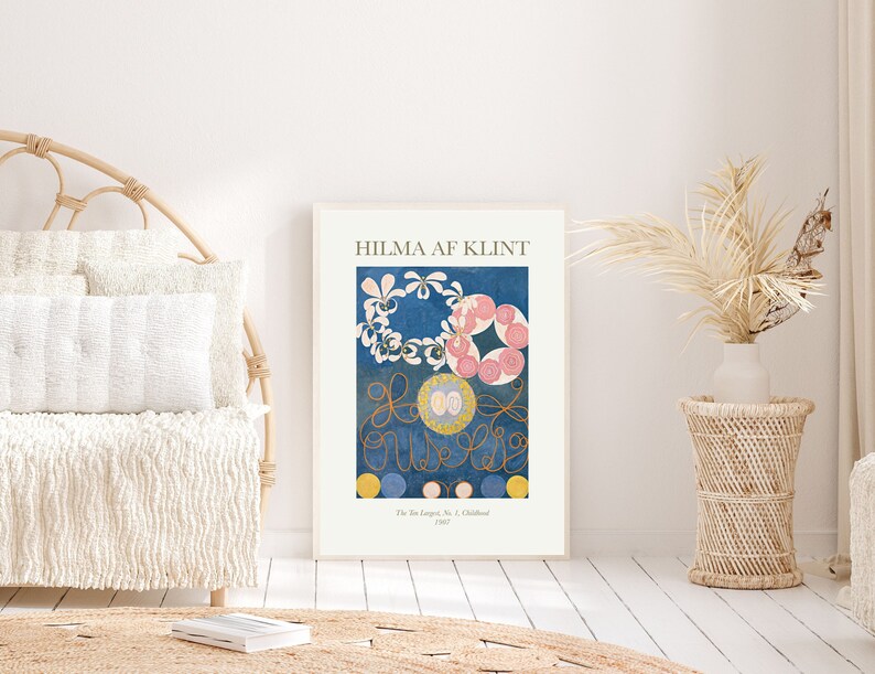 Hilma Af Klint the Ten Largest No.1 1907 DIGITAL DOWNLOAD, Abstract ...