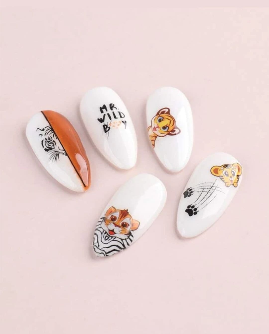 Cute Animal Nail Stickers Cute Nail Art Nail Stickers Nail - Etsy