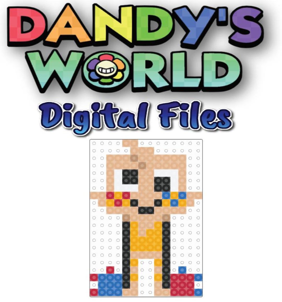 Dandy's World Goob Pixel Patterns + Goob Skin Variations Perler Beads ...