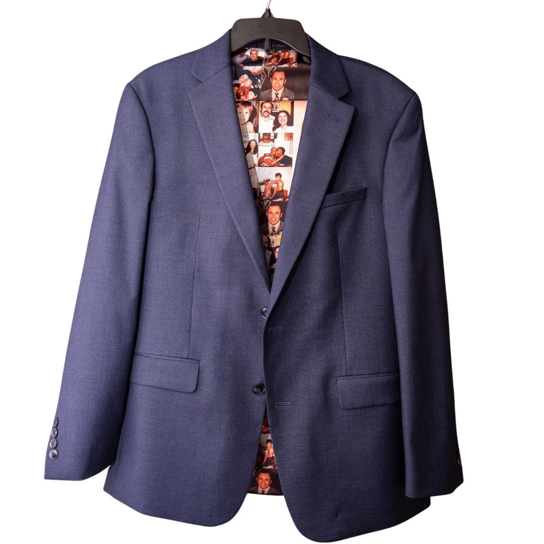 Personalized Fabric, Photos for Suit Jacket Lining, Fabric Only - Etsy