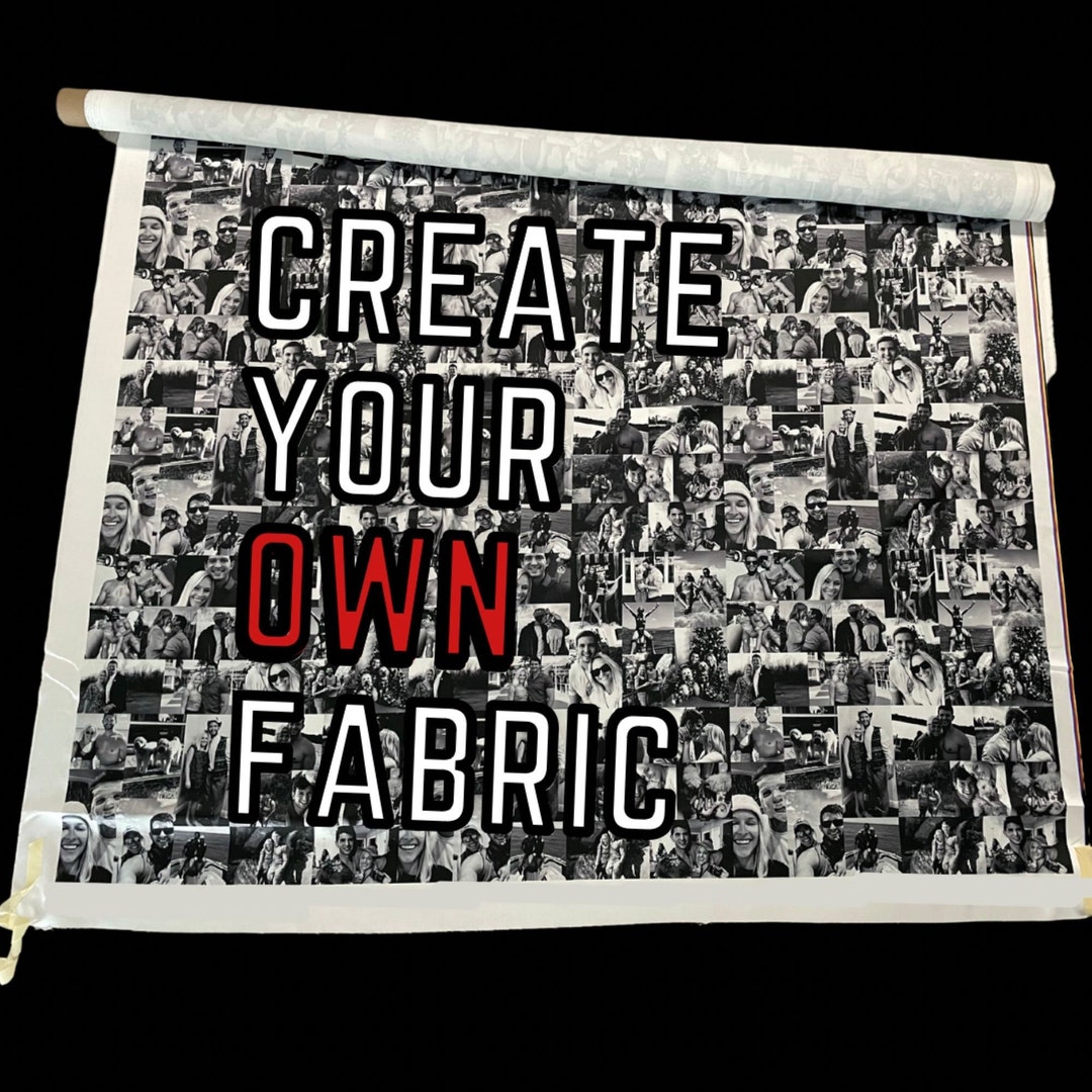 Personalized Fabric, Photos for Suit Jacket Lining, Fabric Only - Etsy