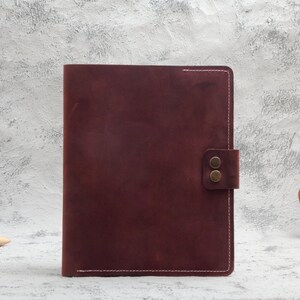 A5 Leather Journal Cover Personalized Leather Portfolio - Etsy