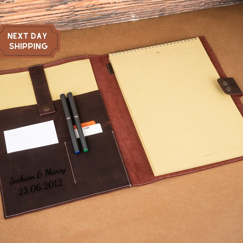 Leather Notepad - Etsy