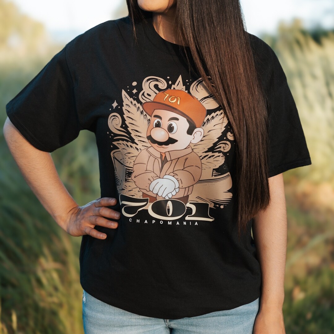 El Chapo Mario Tee, Camiseta Humor Mexicano, Camiseta De Buchón ...