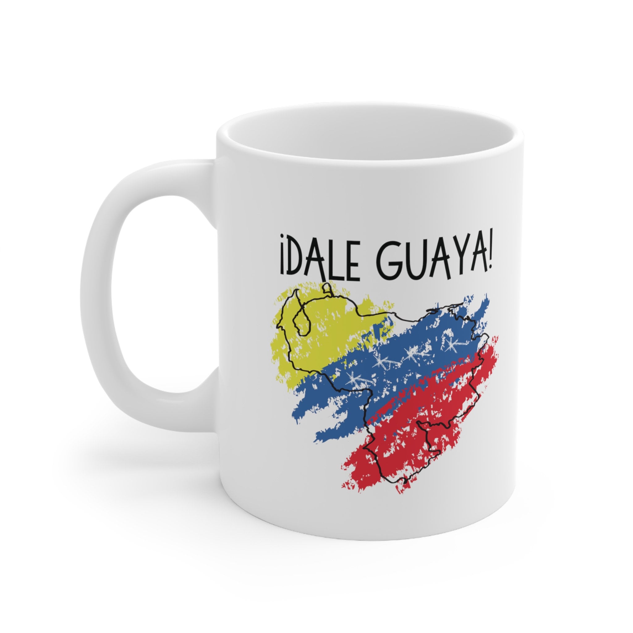 Taza Retro Con Bandera Venezolana, Dale Guaya, Modalismo Venezuela ...