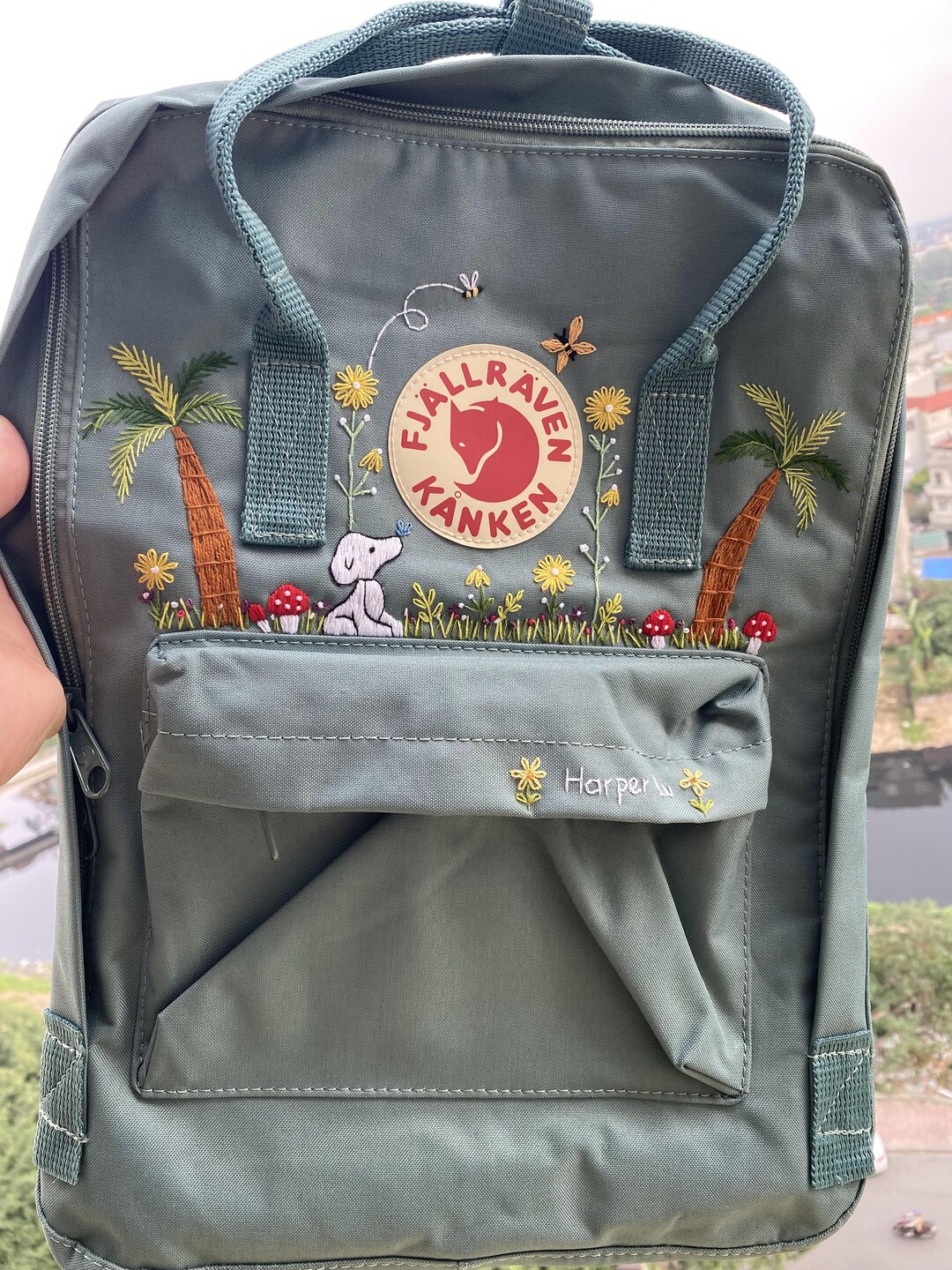 Custom Kanken Embroidery on Fjallraven Backpack fjallraven Kanken ...