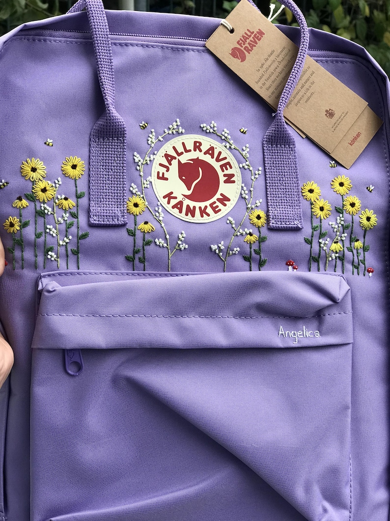 Fjallraven Kanken Embroidered/ Kanken Embroidery Pattern/ - Etsy