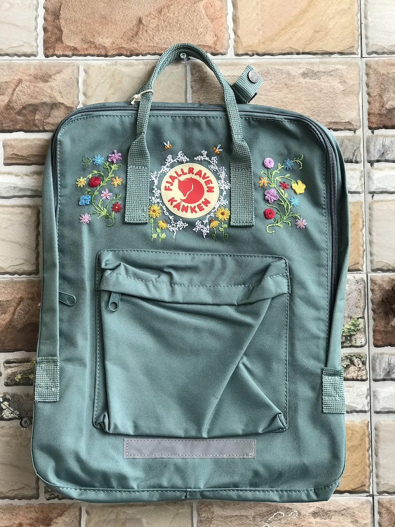 Embroidered Fjallraven Kanken Backpack/kanken Embroidery - Etsy