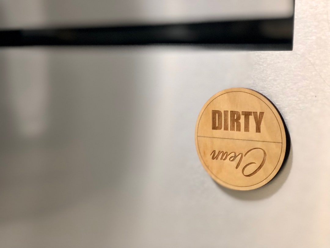 Clean/dirty - Dishwasher or Washing Machine Magnet - Etsy