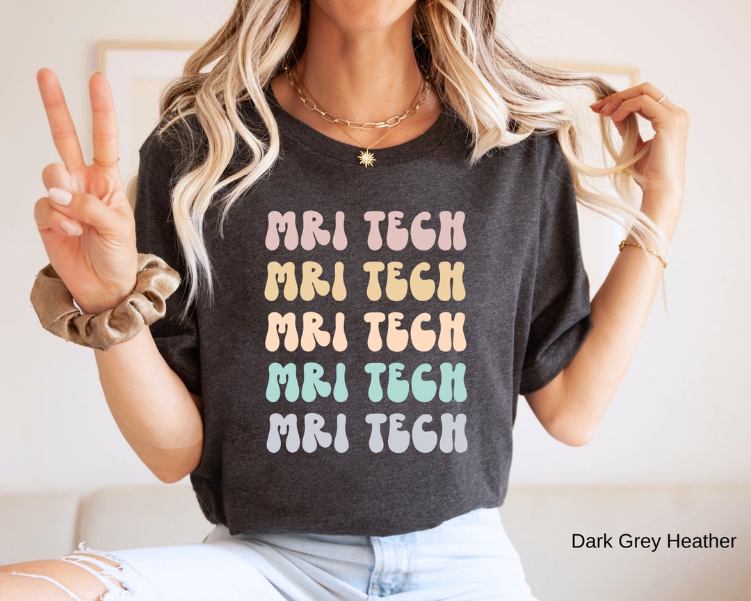 Retro MRI Tech Shirt, Custom MRI Tech Tshirt, MRI Technician Gift, Gift ...