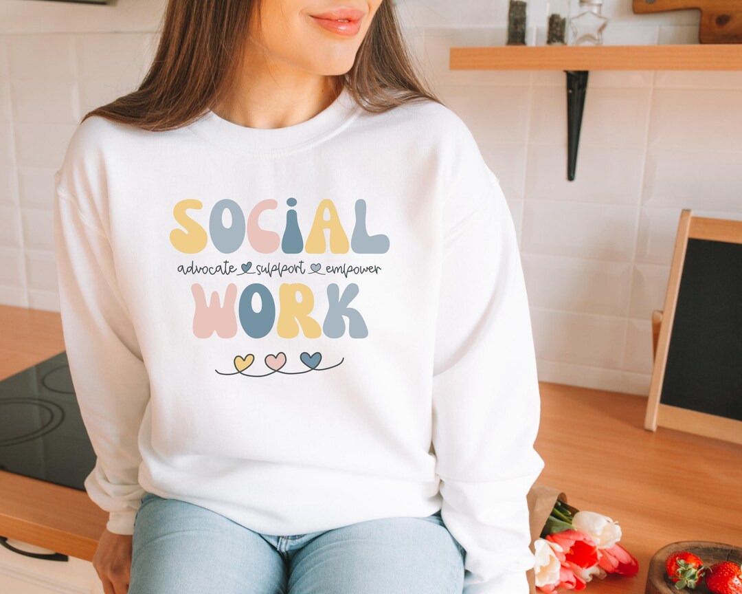 Social Worker Sweater Social Worker Sweatshirt Social Worker Gift ...