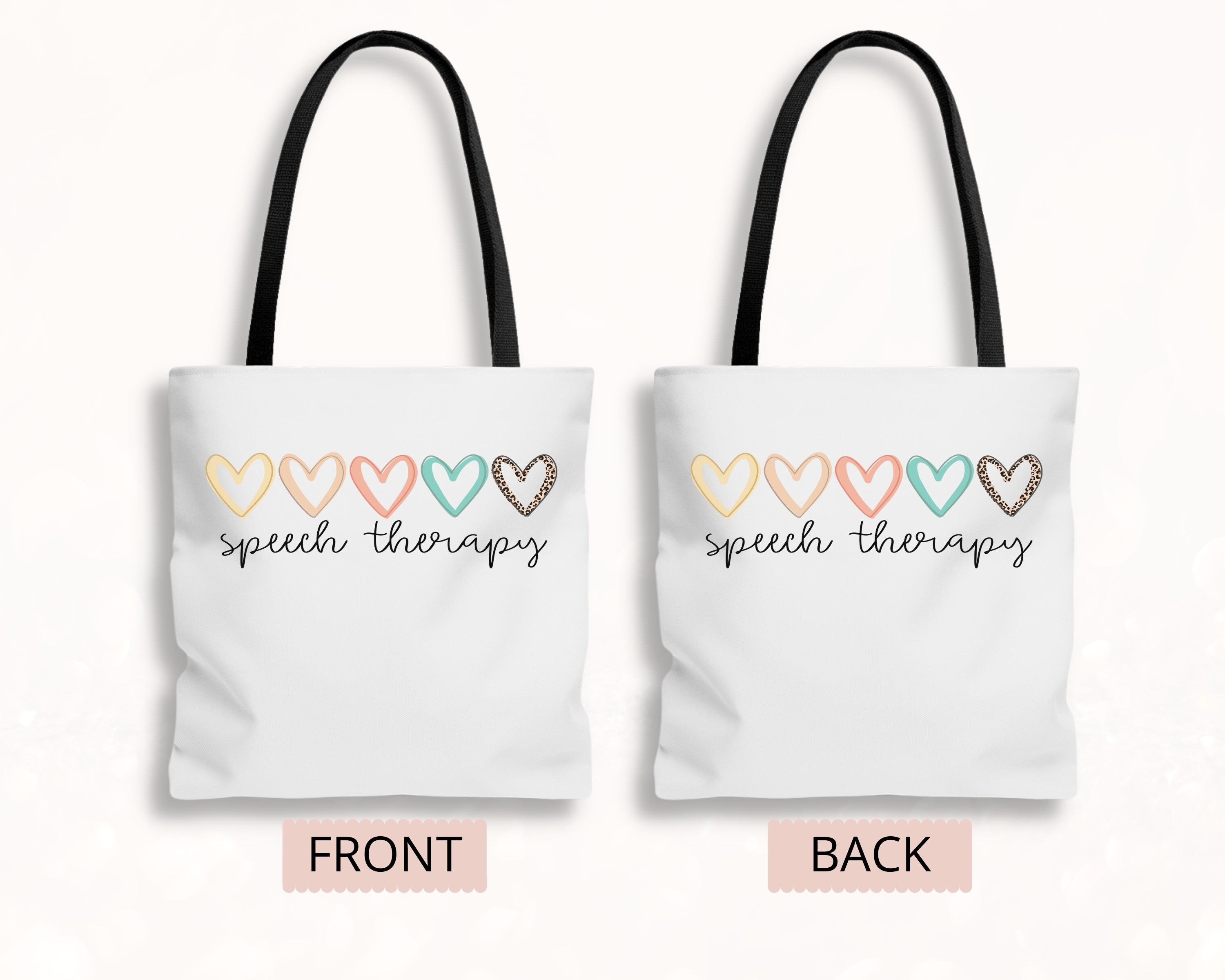 Personalized Speech Therapist Bag Speech Therapy Bag - Etsy