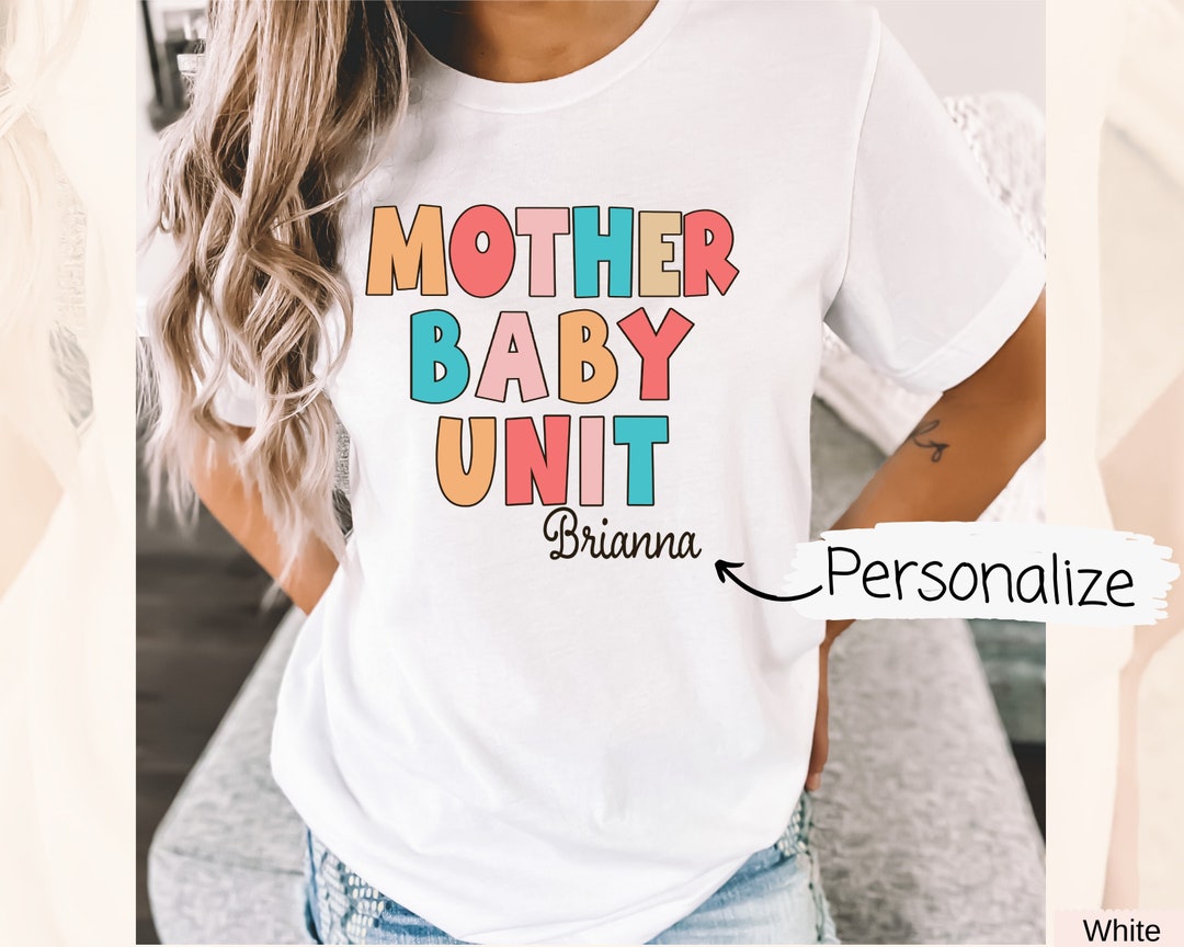 Personalized Mother Baby Unit Shirt, Custom Mother Baby Shirt, Mother ...