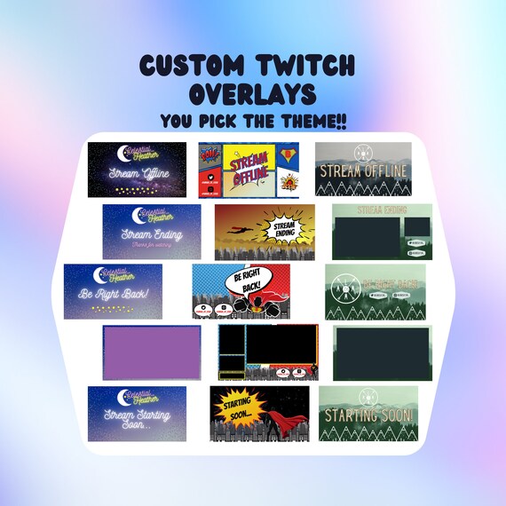 Custom Twitch Overlays | Etsy