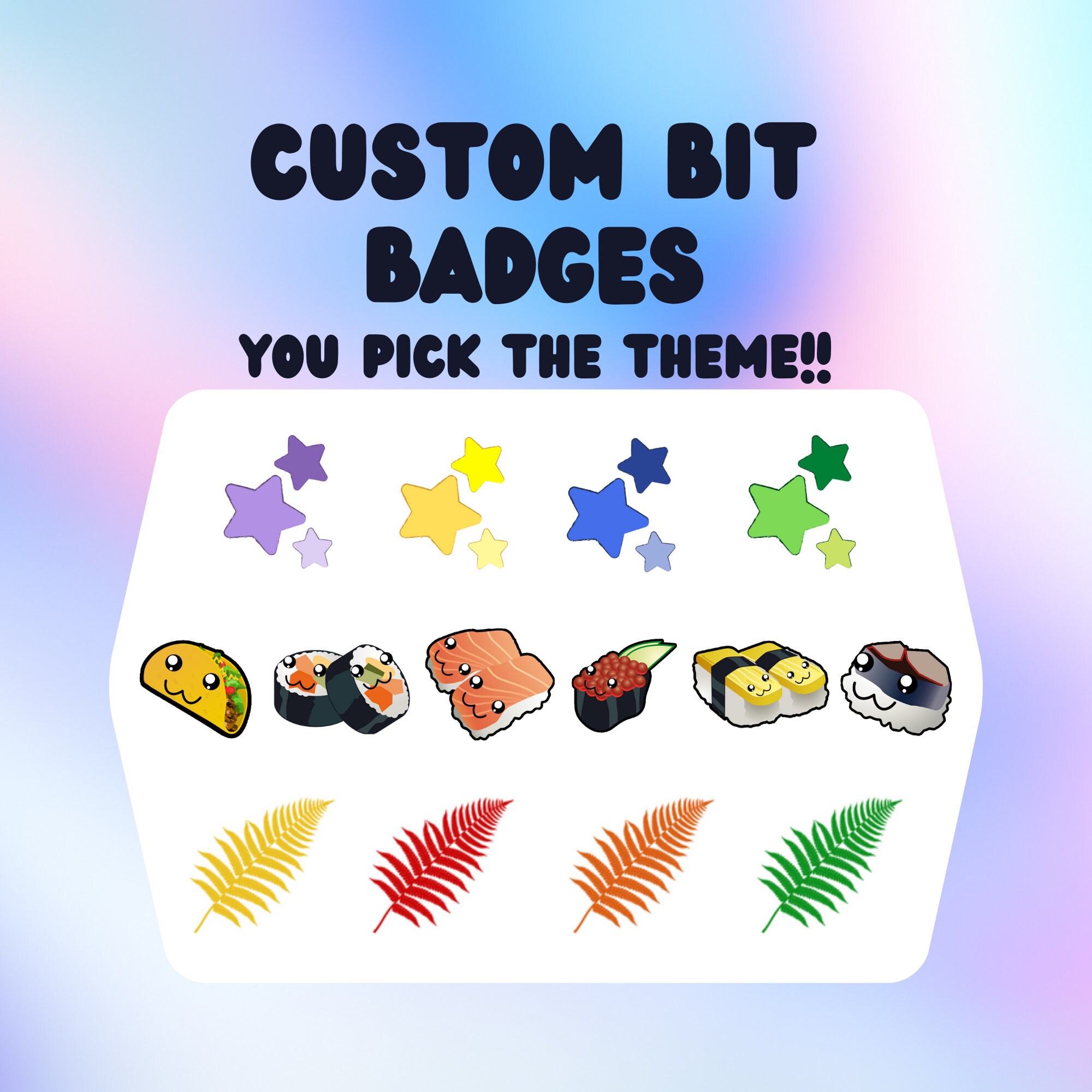Custom Twitch Bit Badges - Etsy