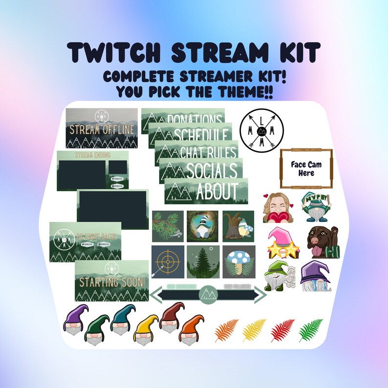 Custom Twitch Stream Kit (basic) - Etsy