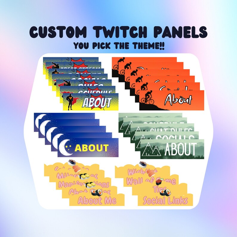 Custom Twitch Panels - Etsy