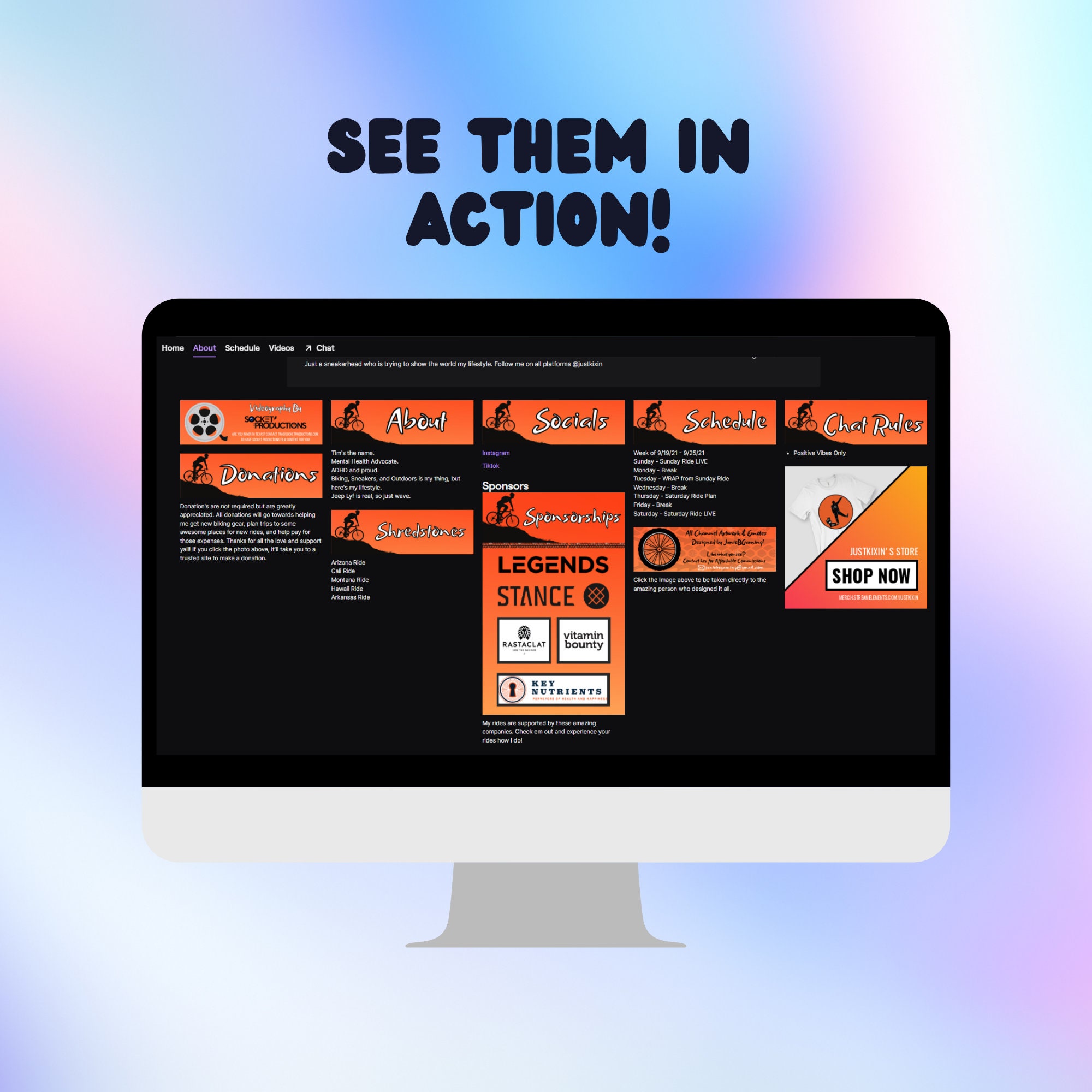 Custom Twitch Panels - Etsy