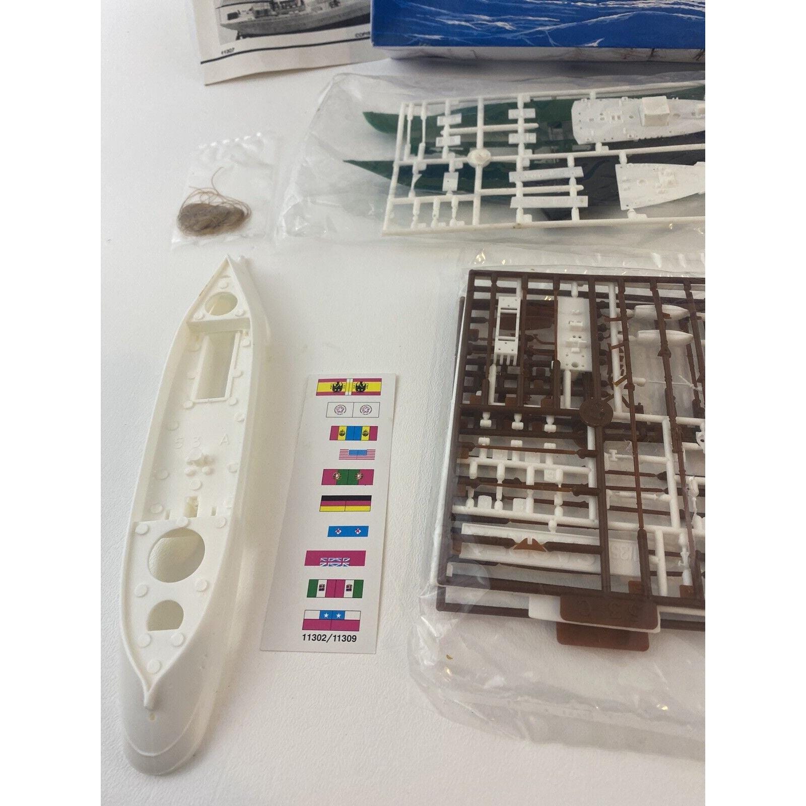 Minicraft Model Kit 1/350 Scale Sagres, Portuguese Navy Training Ship ...