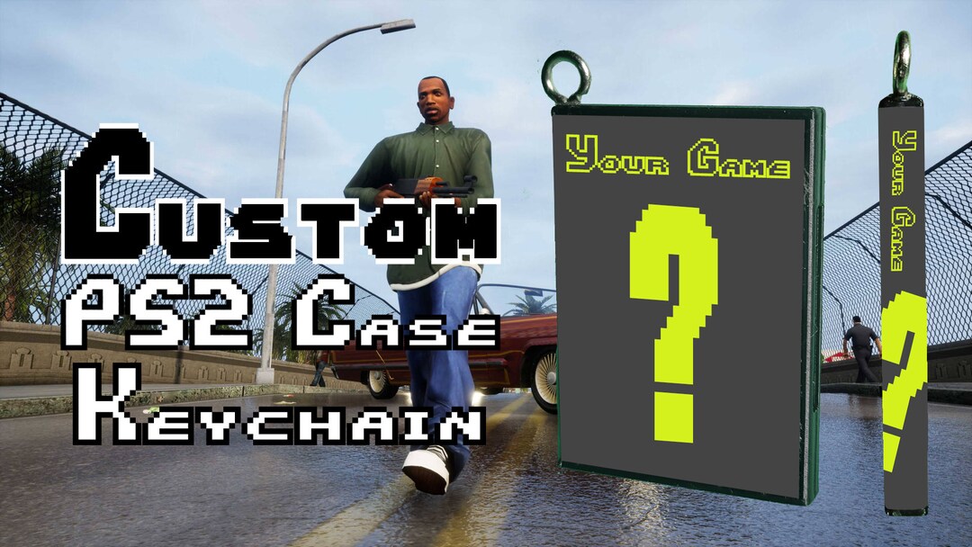 Playstation 2 Custom DVD Case Keychain - Etsy