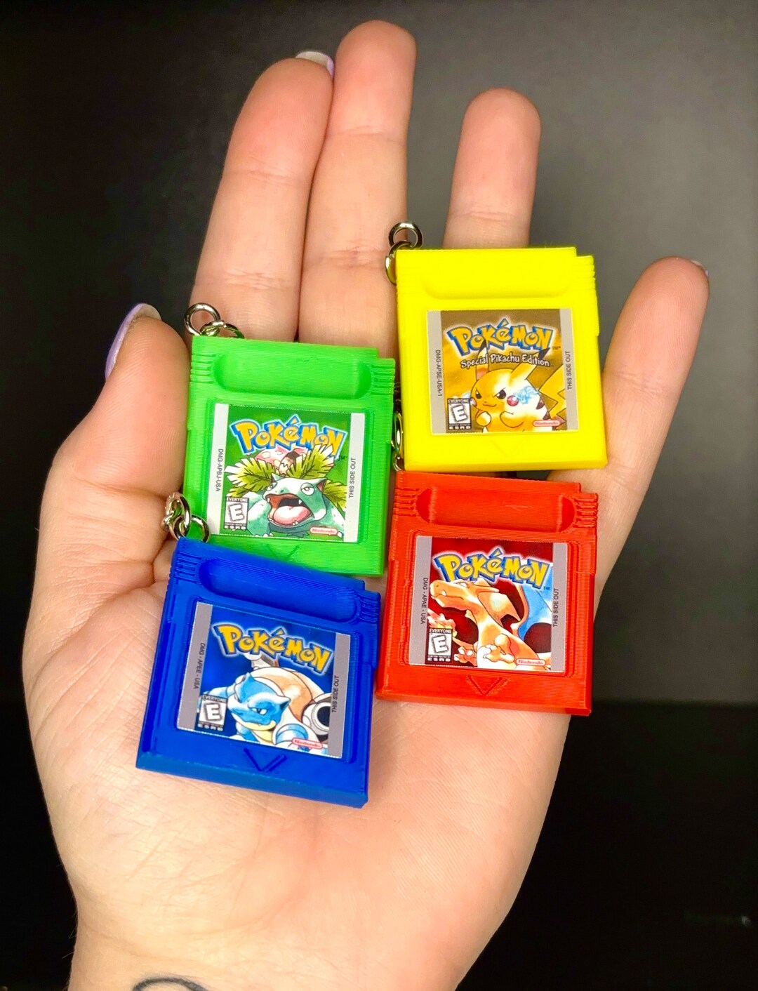 Gameboy Color Keychain - Etsy