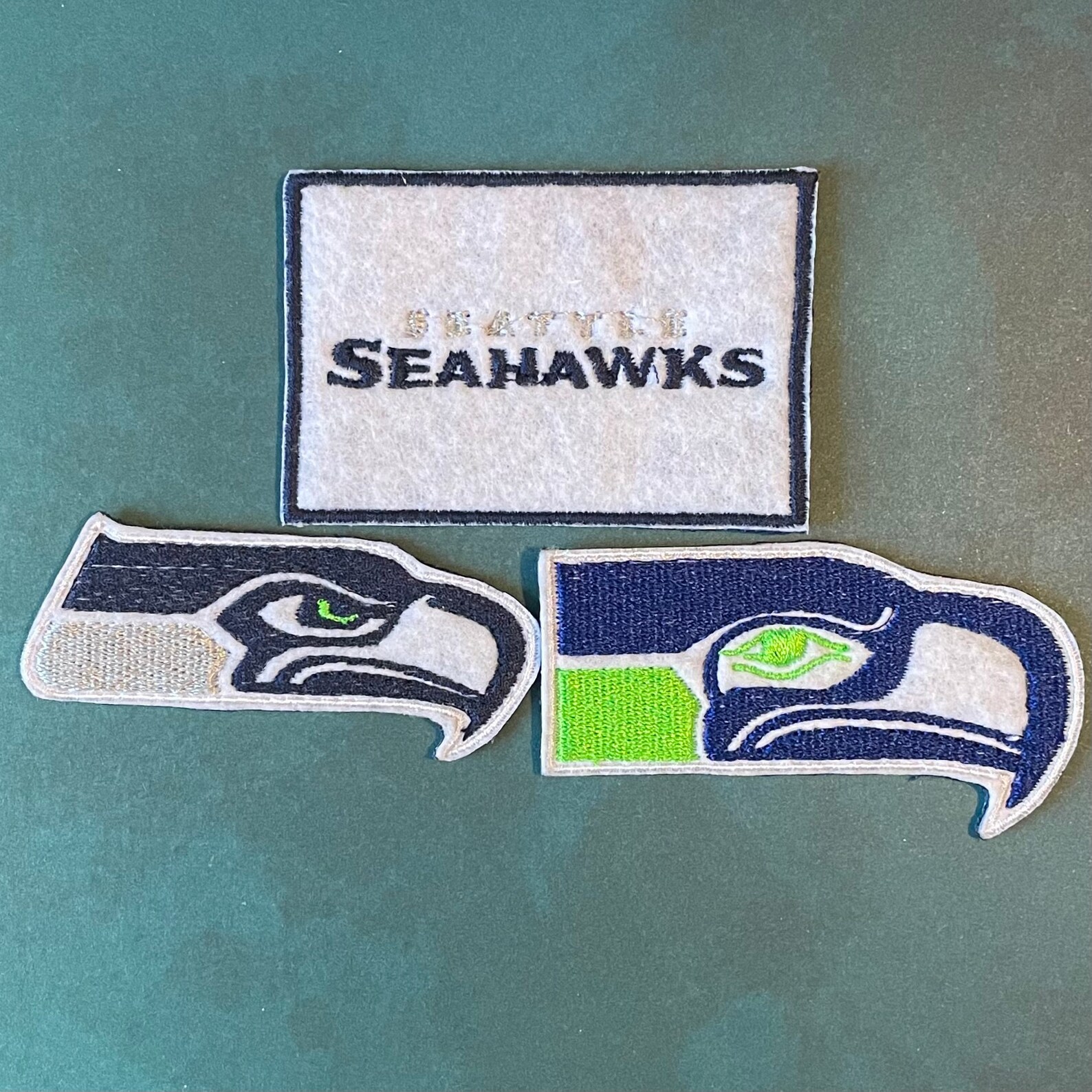 Seattle Seahawks Appliqué Patches - Etsy