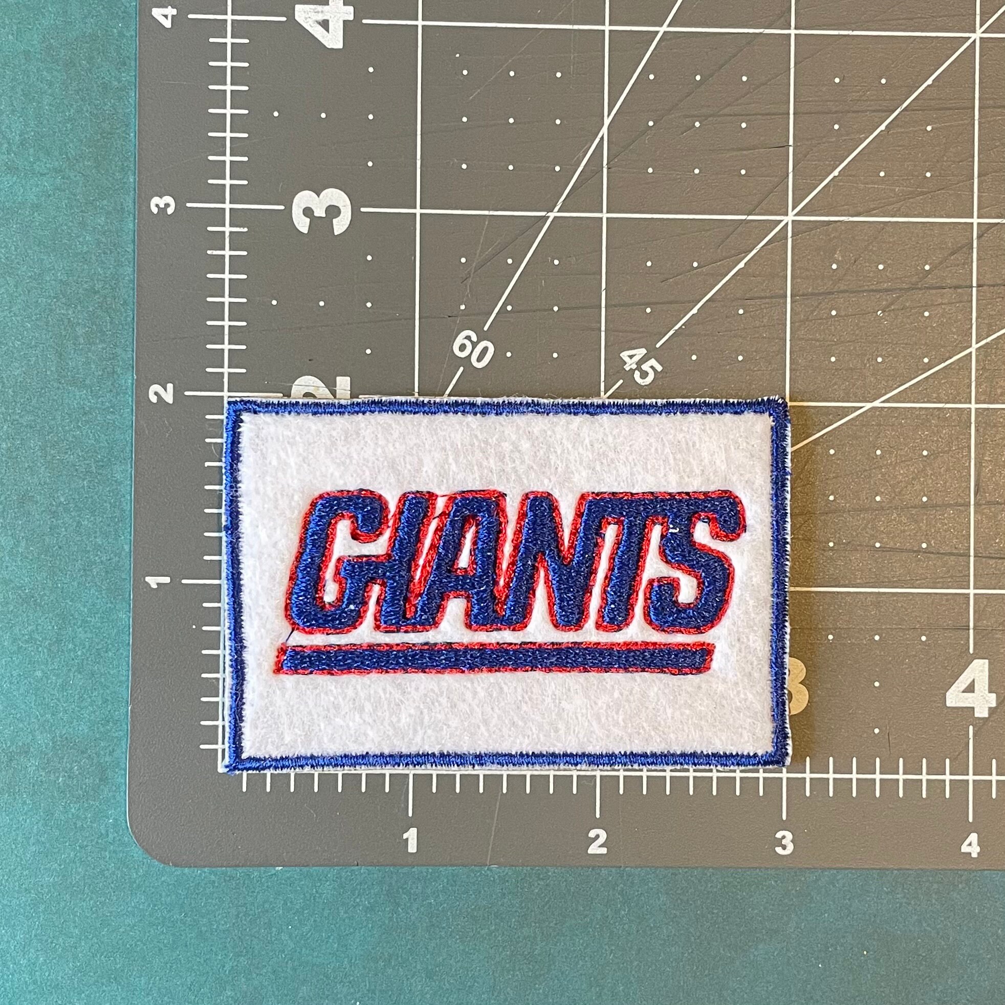New York Giants Appliqué Patches - Etsy