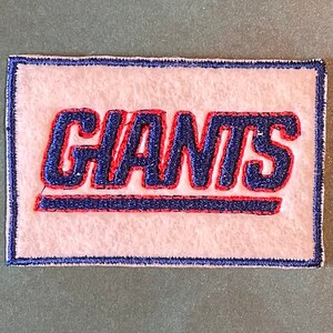 New York Giants Appliqué Patches - Etsy