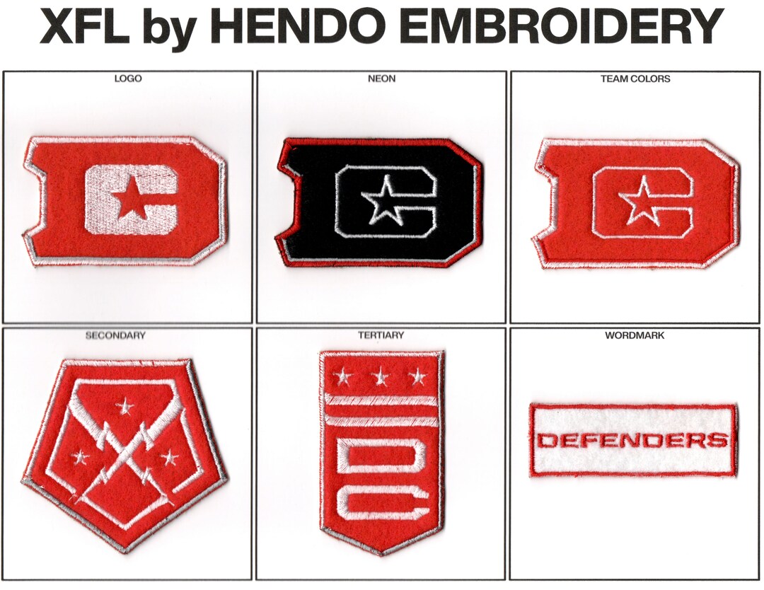 D.C. Defenders Appliqué Patches 3 - Etsy